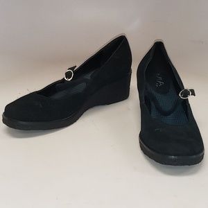 MIA | Shoes | Mia Constellation Leather Mary Jane Wedges | Poshmark